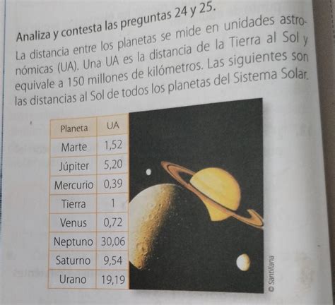 Analiza Y Contesta Las Preguntas 24 Y 25 La Distancia Entre Los