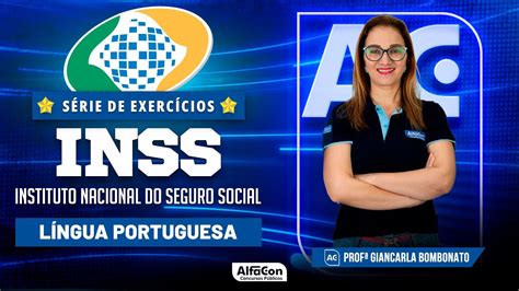 Concurso INSS 2023 Aula de Língua Portuguesa Começando do Zero