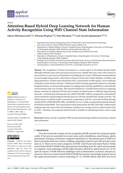 pdf attention based hybrid deep learning network for human activity recognition using wifi