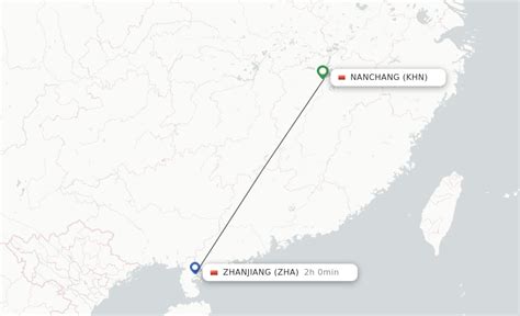 Direct Non Stop Flights From Nanchang To Zhanjiang Schedules