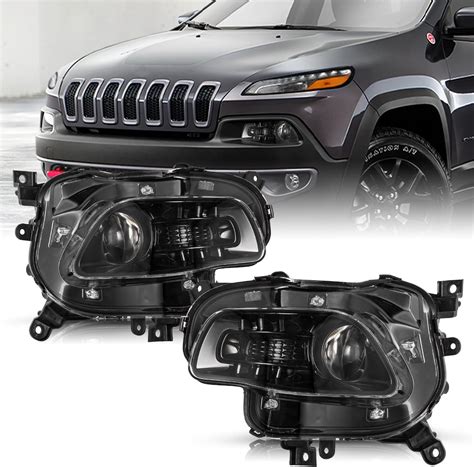 Amazon Tusdar Headlights Assembly Set For Jeep Cherokee