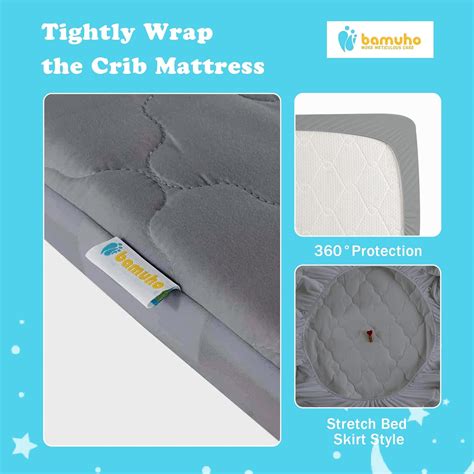 Paquete De Protectores De Colch N Impermeables Para Empacar Y Jugar