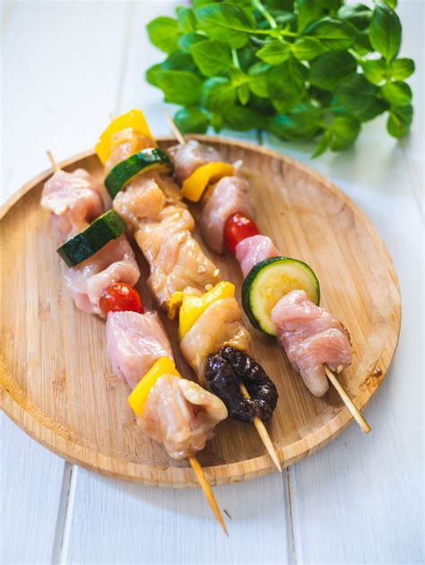 Brochettes De Poulet Au Curry Recette De Grillade Facile