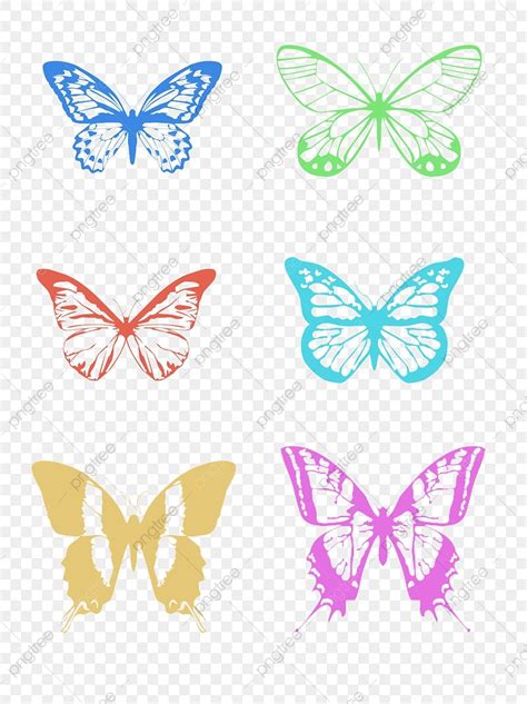 Imagen De Silueta De Mariposa PNG Eps Negro Patron Decorativo PNG Y