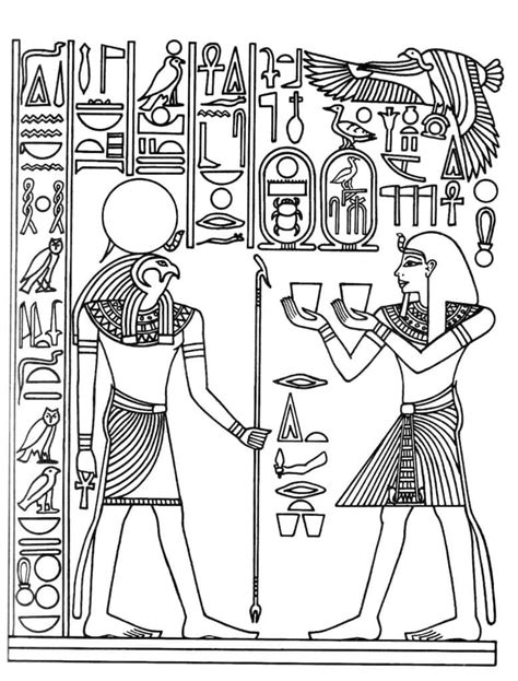 Desenhos De Egito Antigo Para Colorir Pintar E Imprimir