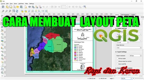 Cara Membuat Layout Peta Di QGis Layouting Map In QGis YouTube