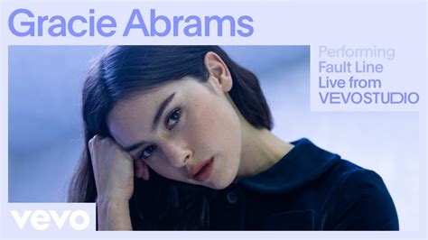 Gracie Abrams Fault Line Live Performance Vevo YouTube Music