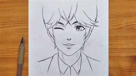 How To Draw Anime Step By Step Easy Anime Boy Character Easy Anime