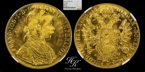 Hk Precious Collectibles Gold Ducats Coin Franz Joseph Ngc