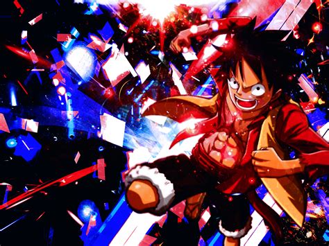 HD Wallpaper Monkey D Luffy In Vibrant Action From One Piece By