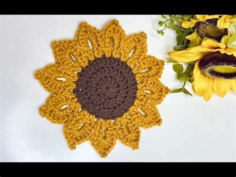 Crochet Sunflower Tutorial YouTube