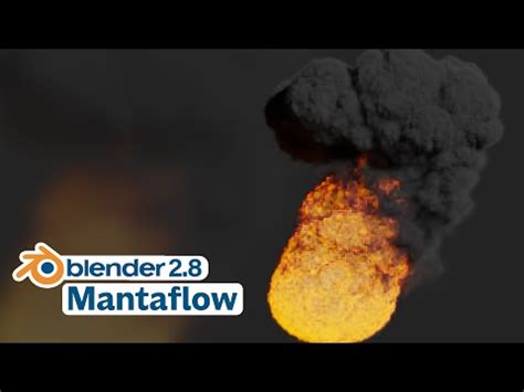 Blender Tutorial Large Scale Mantaflow Fire Smoke Simulation