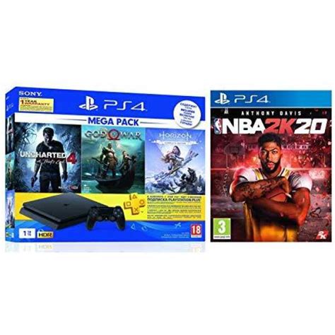 Sony PS4 1 TB Slim Console God Of War Uncharted 4 Horizon Zero Dawn