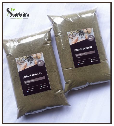 Daun Insulin Bubuk 1 Kg Serbuk Daun Insulin Yakon Murni Lazada