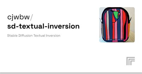 Cjwbw Sd Textual Inversion Run With An Api On Replicate