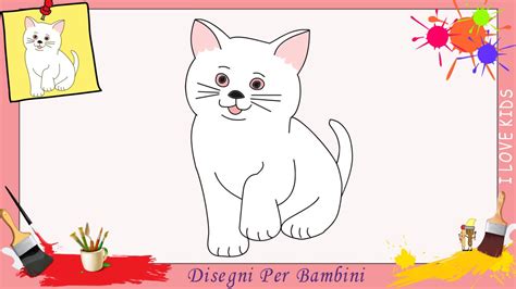 Disegni Di Gatti Come Disegnare Un Gatto FACILE Passo Per Passo Per