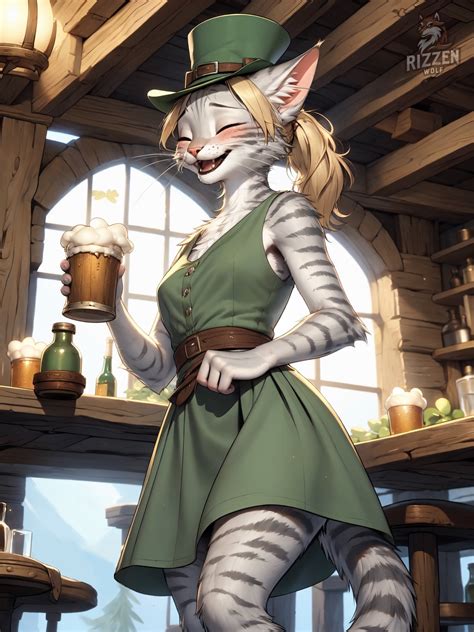 Furry Cat Furry Feline Furotica Furry Art