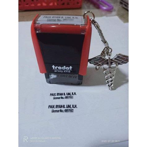 Cod Trodat Original Printy Self Inking Stamp Shopee Philippines