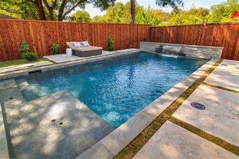 Geometric Pool Designs Dallas Highland Park Plano Swimming Pool