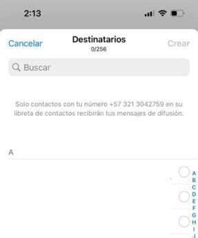 Guía paso a paso cómo crear una lista de difusión en WhatsApp