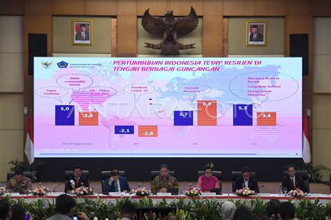 Konferensi Pers RAPBN Dan Nota Keuangan 2024 ANTARA Foto