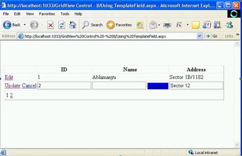 GridView Control In ASP NET Part 8