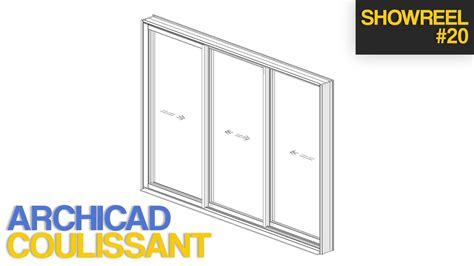 Présentation coulissant paramétrique pour Archicad YouTube
