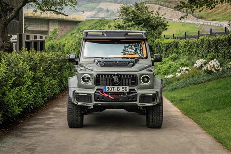 New Brabus Stealth Green Mercedes AMG G 63 4x4² Has 800 Metric Reasons