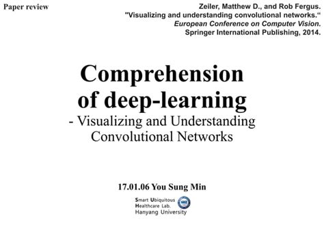 Visualizaing And Understanding Convolutional Networks Ppt