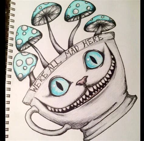 Cheshire Cat Tattoo Designs Simple Small Meaningful Ideas