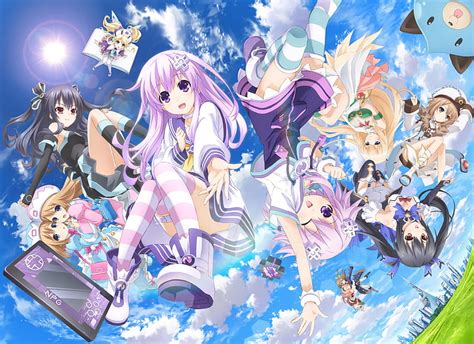 Online Crop HD Wallpaper Video Game Hyperdimension Neptunia Victory
