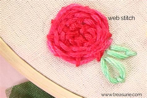 Embroidery Rose EASY Ways To Stitch Roses TREASURIE