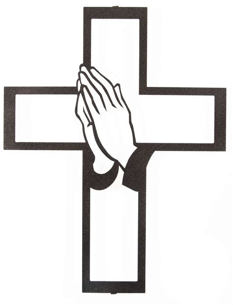 Cross Praying Hands Clipart Clip Art Library