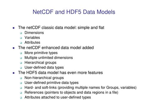 ppt netcdf data model issues powerpoint presentation free download id 3971180