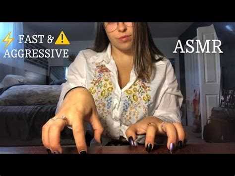 SUPER FAST AGGRESSIVE Table Scratching Tapping No Talking Lofi