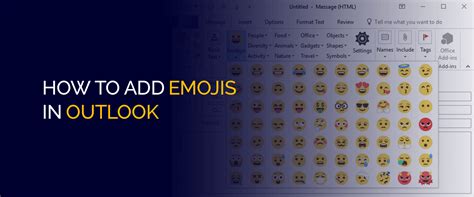 Jak dodać emotikony do wiadomości e mail programu Outlook na kilku
