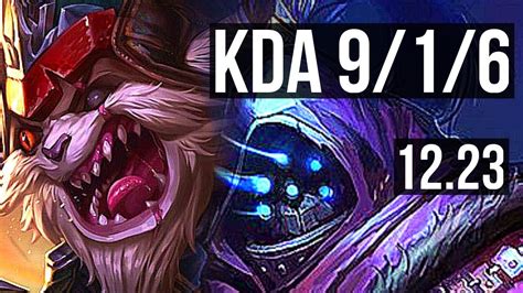 KLED Vs JAX TOP 9 1 6 1 5M Mastery 800 Games Rank 12 Kled KR