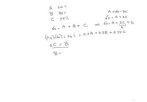 SOLVED A Chemist Has Three Different Acid Solutions The First 20