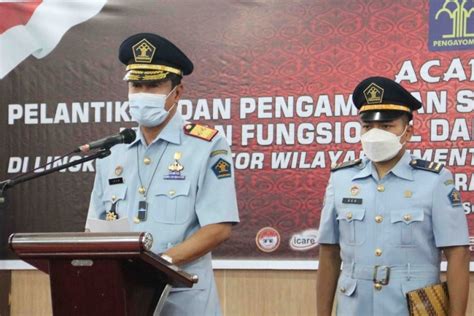 Kakanwil Kemenkumham Sumut Lantik Sejumlah Pejabat ANTARA News