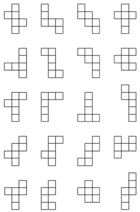 Cube Net Printable
