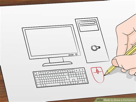 How To Draw A Computer 12 Steps With Pictures WikiHow
