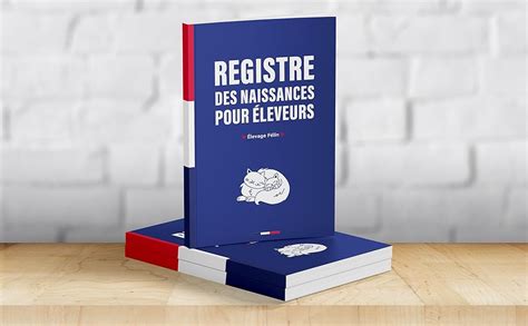 Amazon fr Registre des Naissances Pour Eleveurs Elevage Félin
