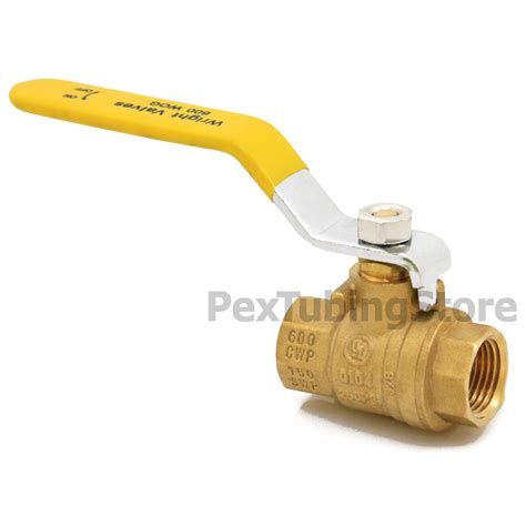 3 8 NPT Brass Ball Valve Full Port Shut Off Valves UL CSA FM 600psi