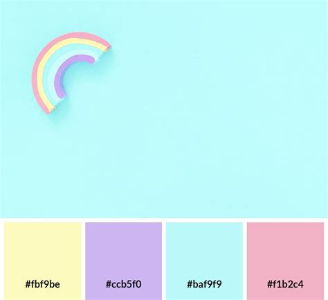 Pastel Rainbow Color Palette Color Palettes 54 OFF