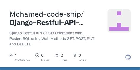 github mohamed code ship django restful api crud operations django restful api crud