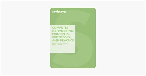 ‎computer networking principles protocols and practice on apple books