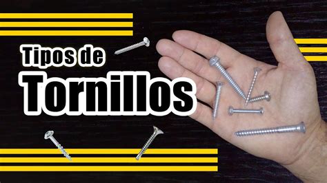 TIPOS DE TORNILLOS más usados en la carpintería Tirafondos