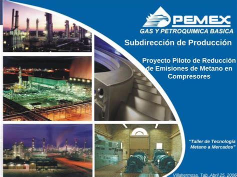 PDF Subdirección de Producción Global Methane Initiative Pemex