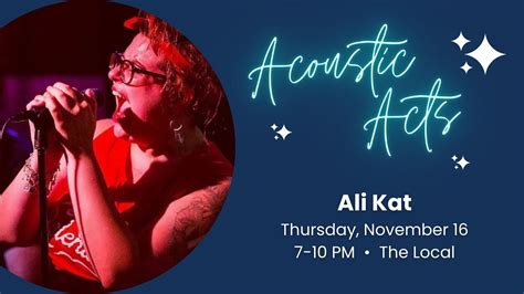 Acoustic Acts In The Local Ali Kat Parkville Market
