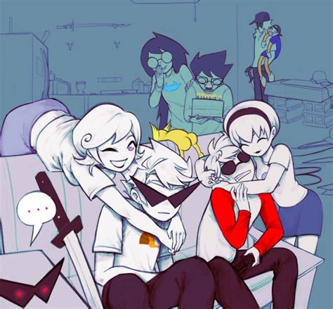 Rose Lalonde Dave Strider Jade Harley Dirk Strider John Egbert And